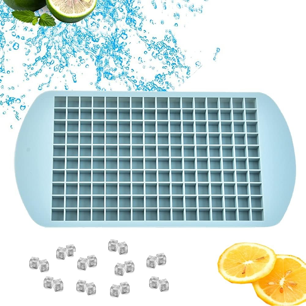 Mini Ice Cube Trays 160 Grids Silicone Cube Kitchen Refrigerator Mold ...