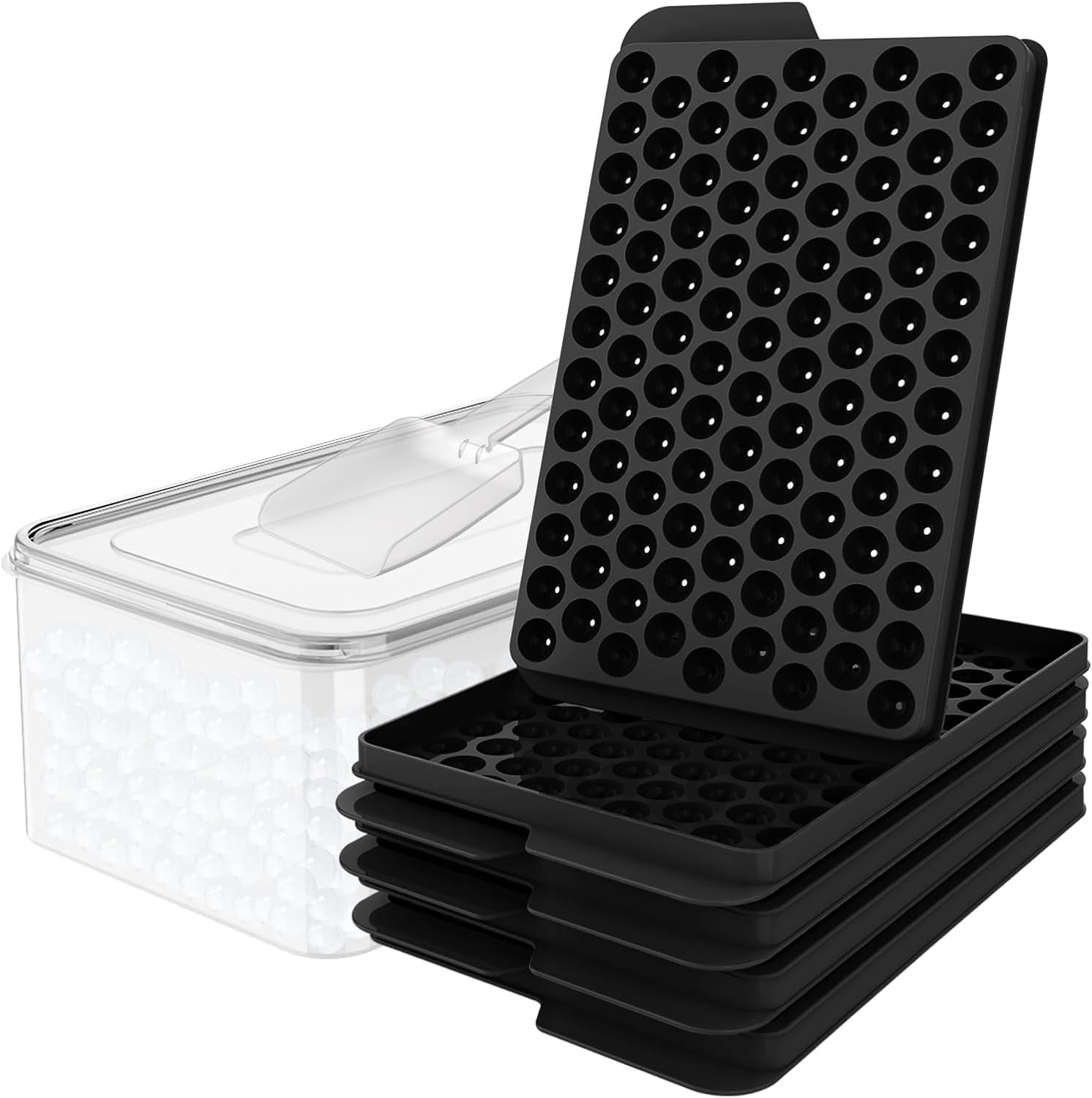 Mini Ice Cube Trays, Upgraded Small 104x4 Ice Cube Tray for Chilling ...