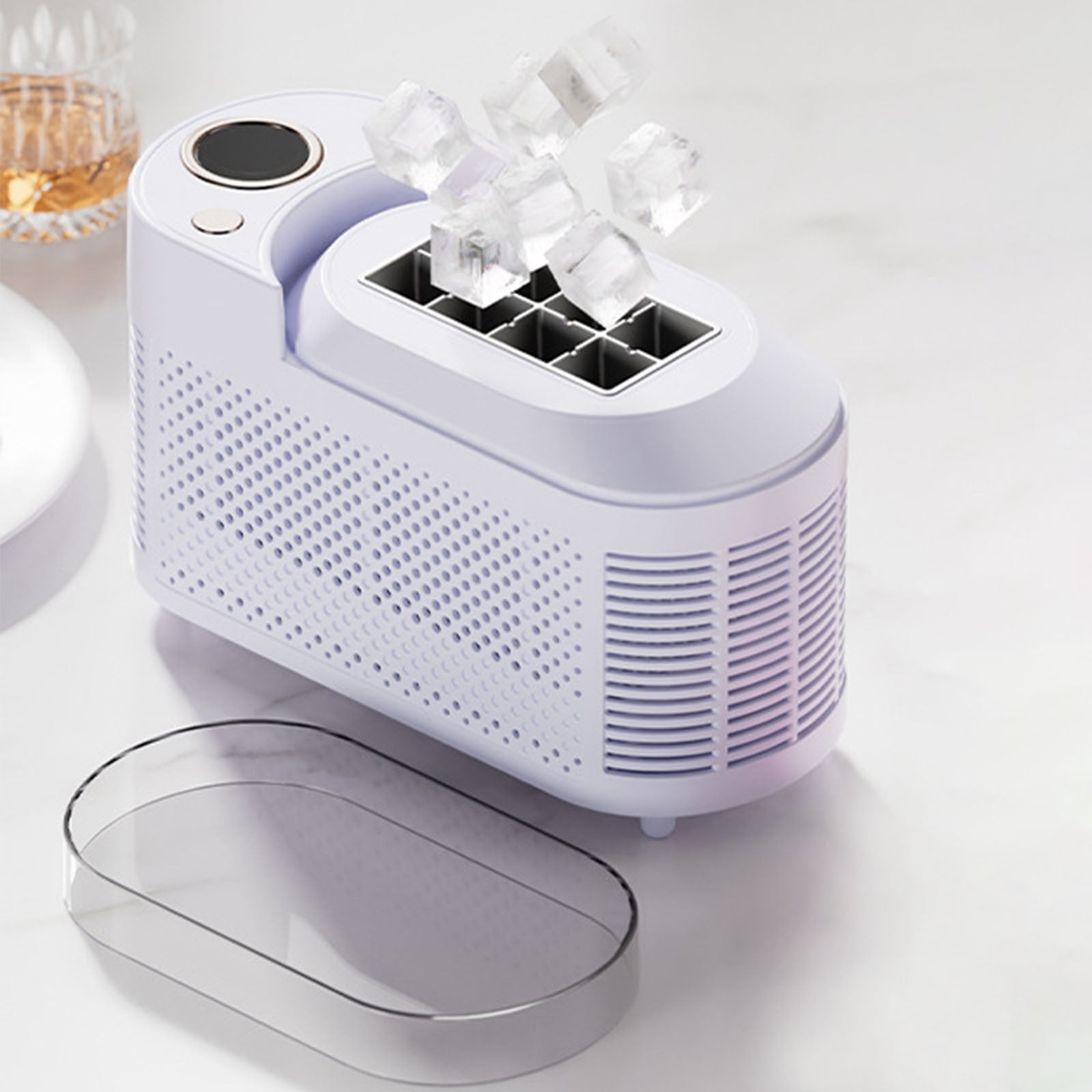 Mini Ice Maker Machine, Compact Portable Automatic Ice Maker, Ice ...