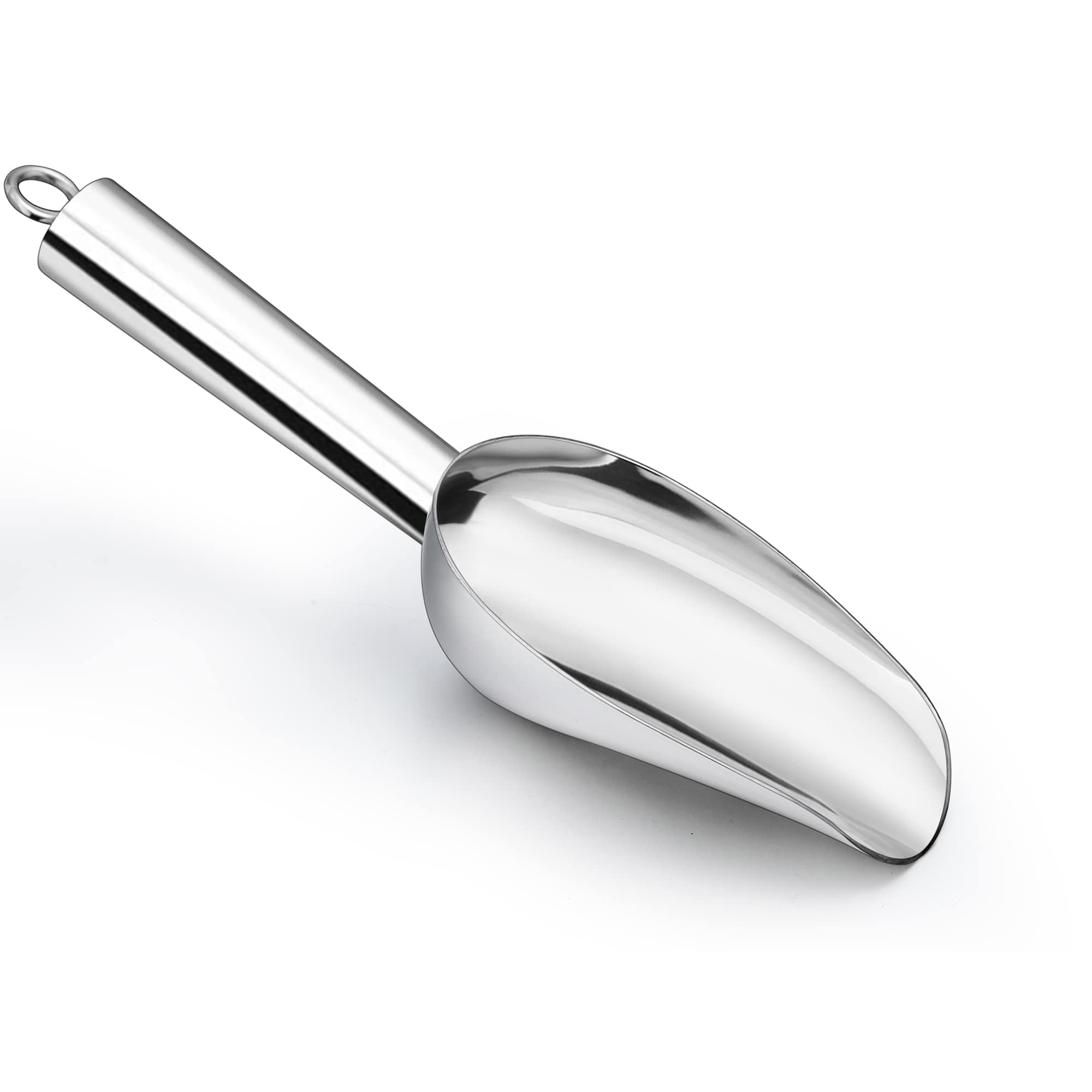 Mini Ice Scooper, 3 Ounce Stainless Steel Scoop, Small Metal Food Scoop ...