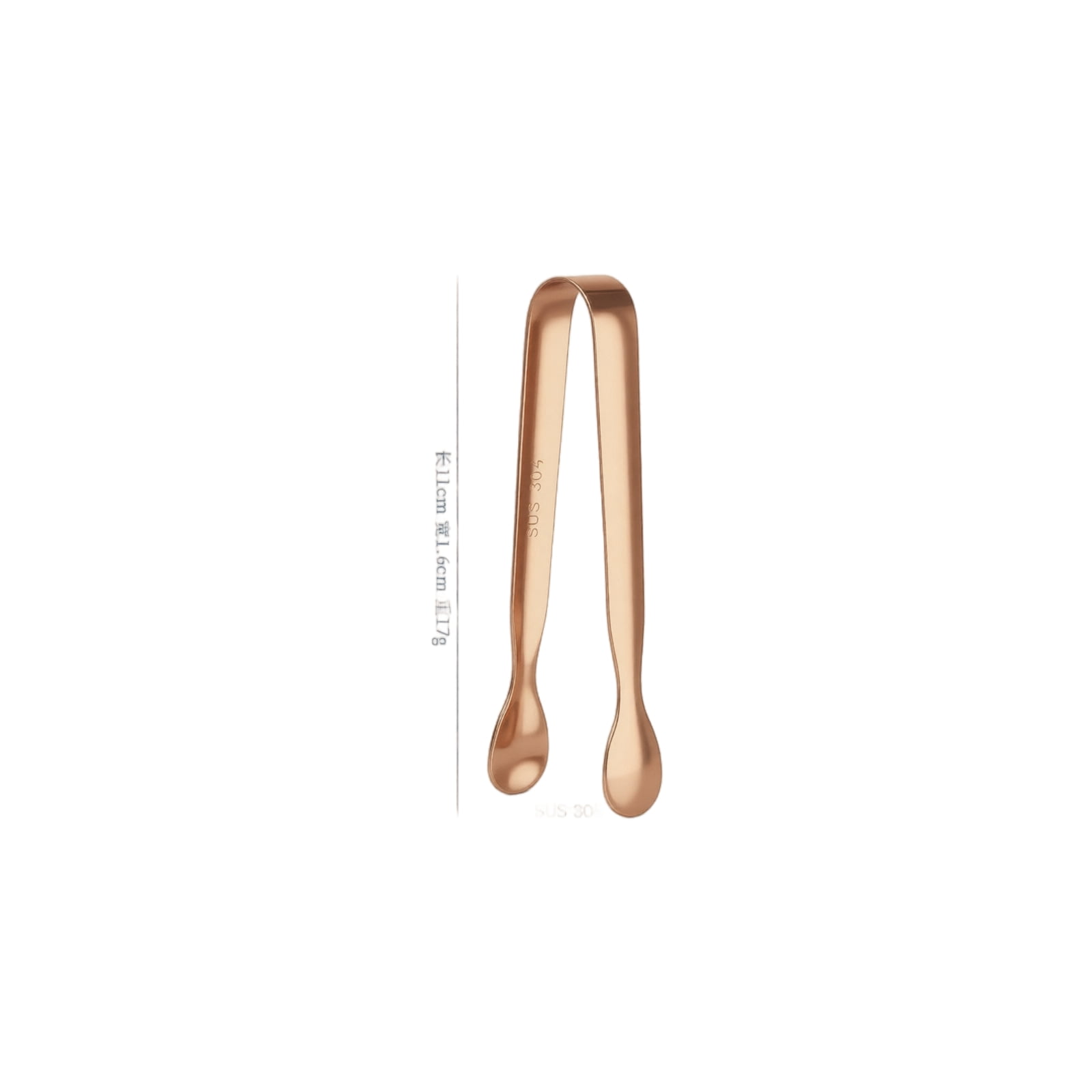 Mini Ice Tongs, Burr-Free Polished Stainless Steel Tongs for Bar ...
