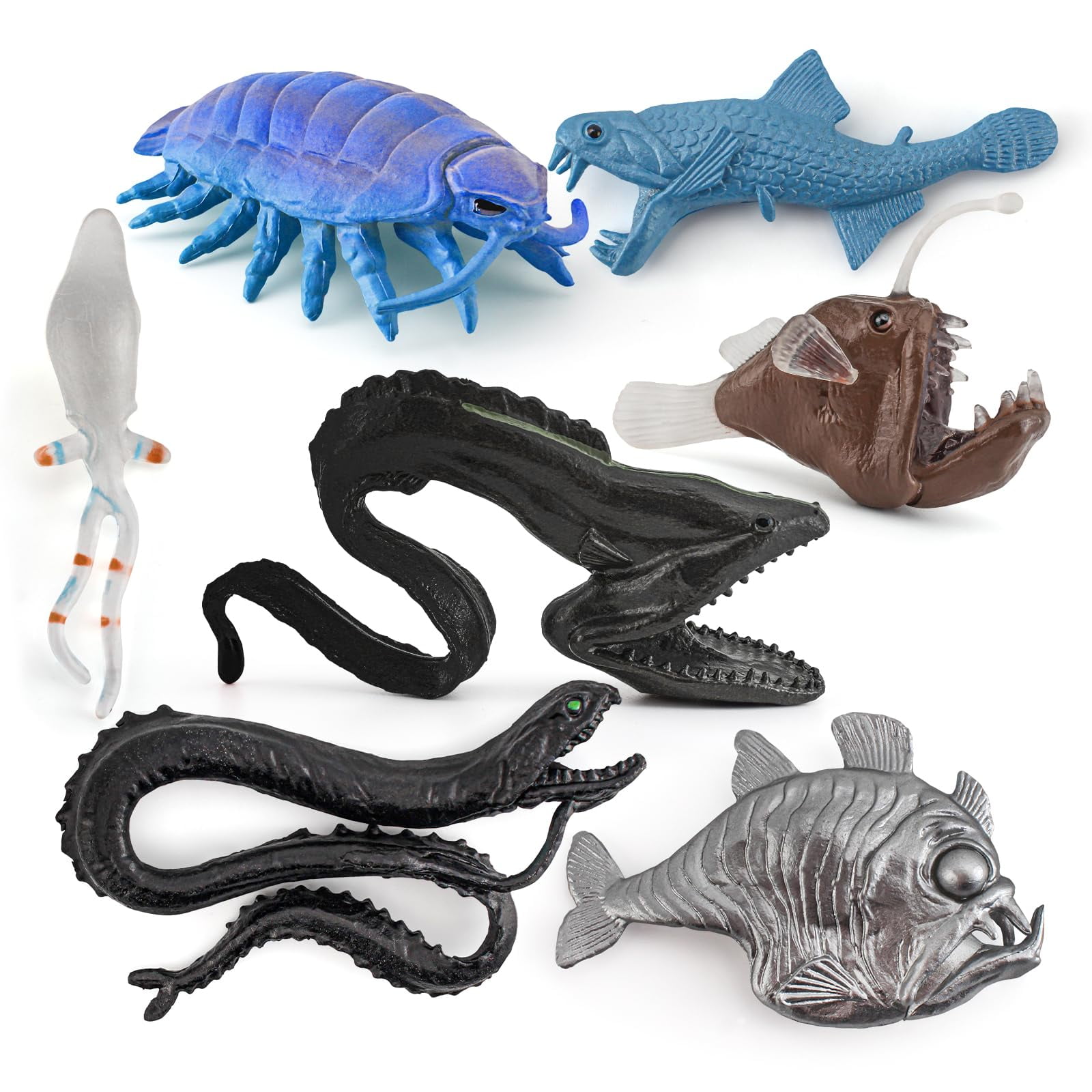 Mini Incredible Sea Creatures Toys For Kids Deep Ocean Animals Figures ...