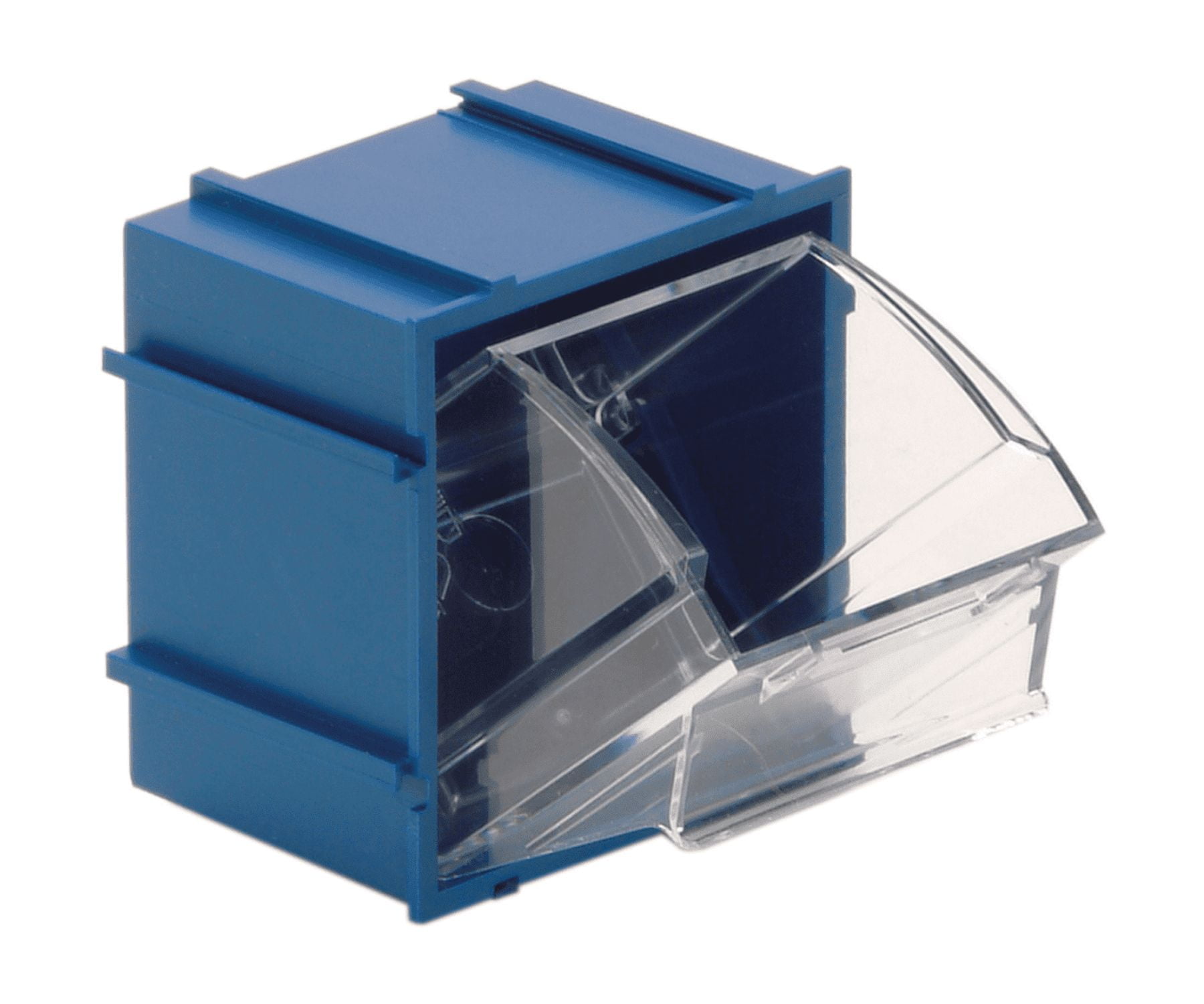 Quantum Storage Systems QTB409BL 1 Drawers Interlock Tip Out Bins Part Organizer Blue 3" H x 3 ...