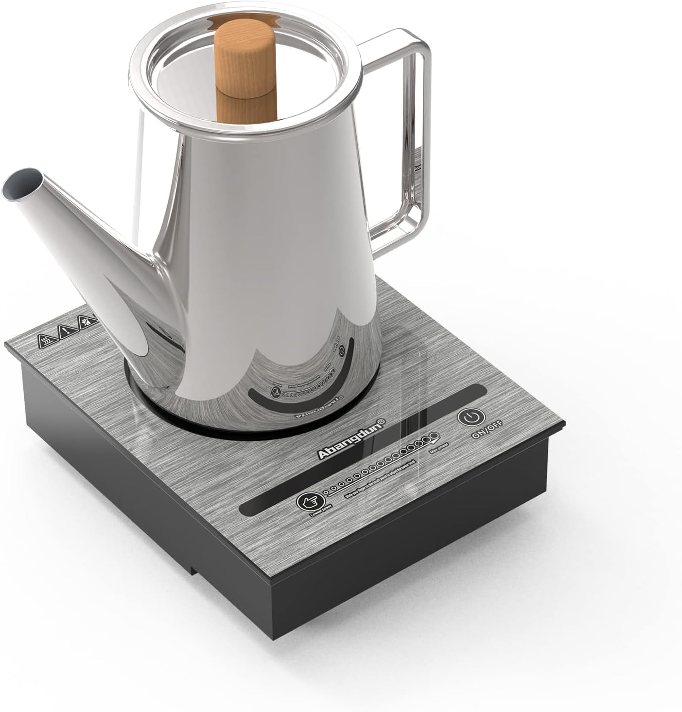 Mini Induction Cooktop, 500W /110V Mini Electric Countertop Burners ...