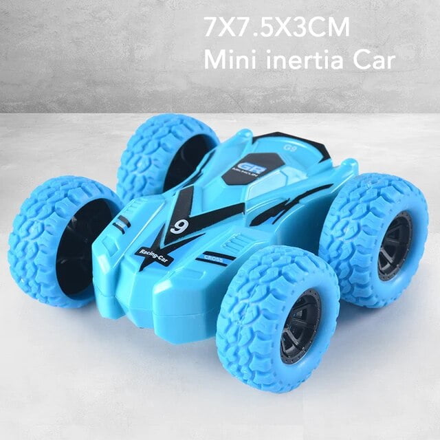 Mini Inertia Car Toys For Children Collision Automatic Turnover Double ...