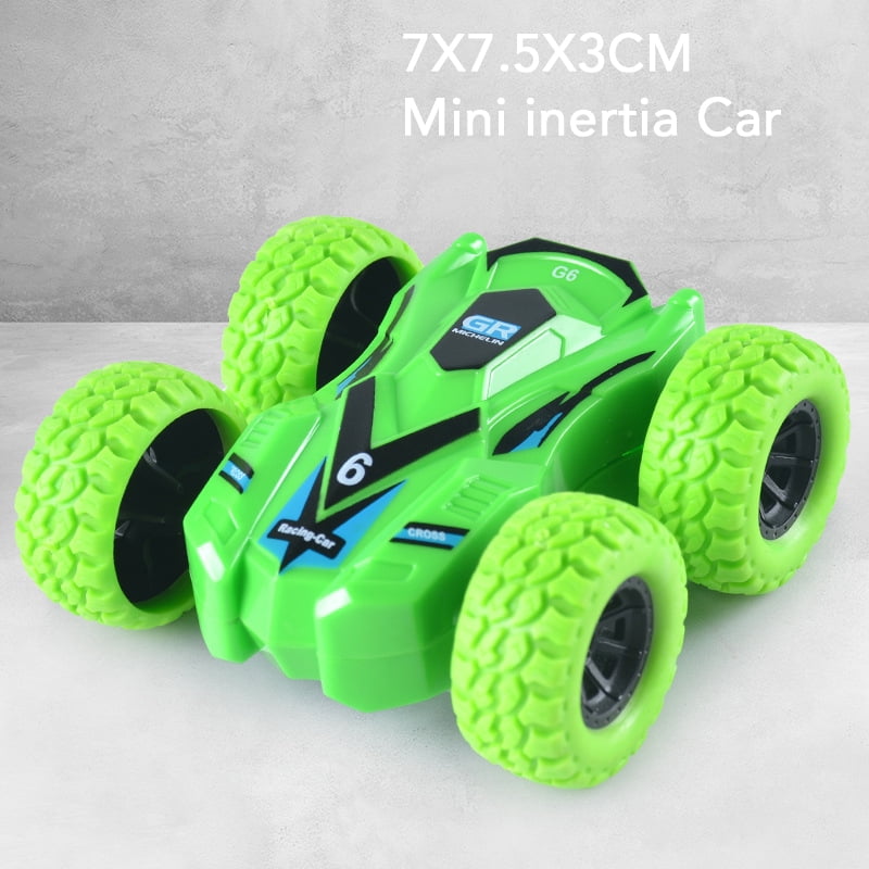 Mini Inertia Car Toys For Children Collision Automatic Turnover Double ...