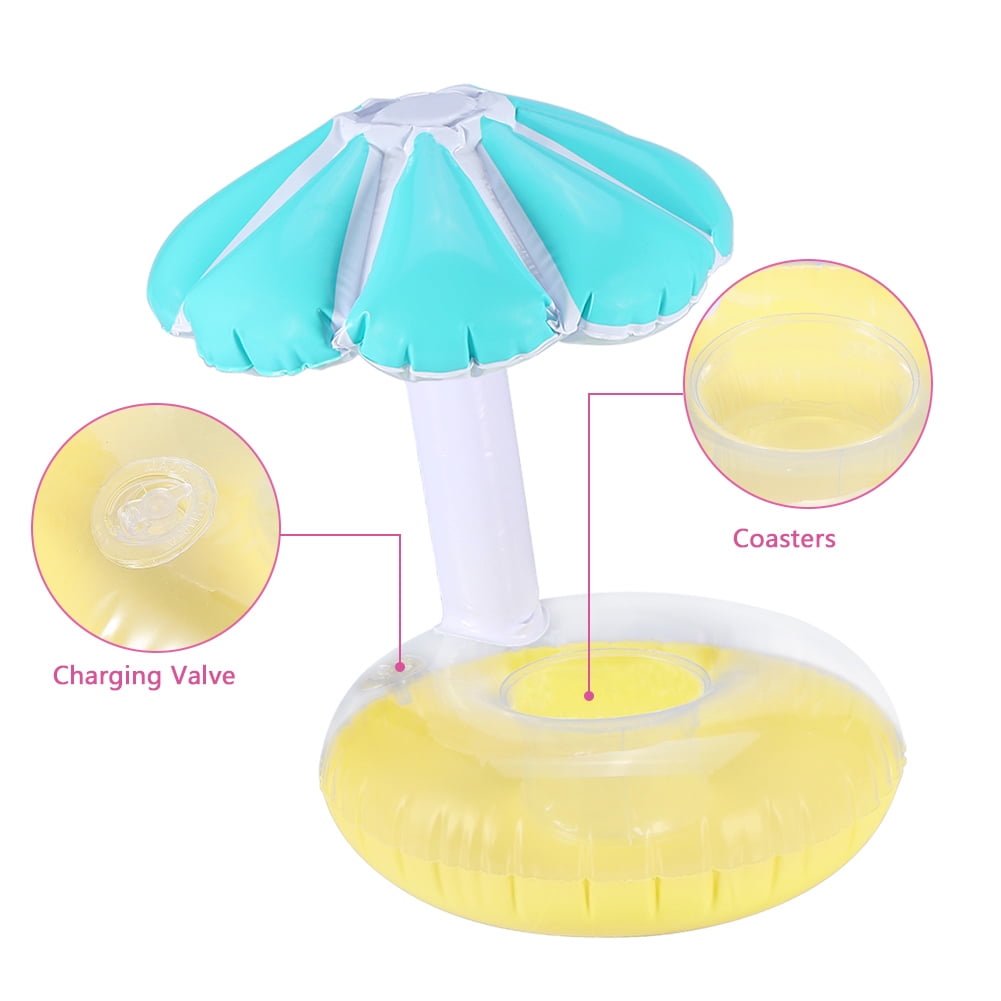 Mini Inflatable Floating Drink Can Float Cellphone Holder Stand Toys ...