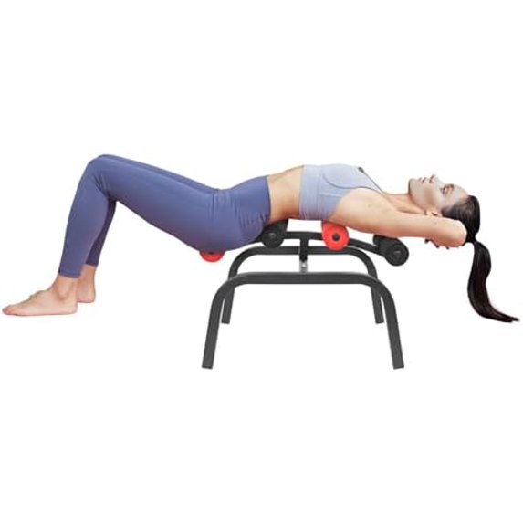 Mini Inversion Table for Back Pain Relief: 353lbs Capacity, Foldable ...