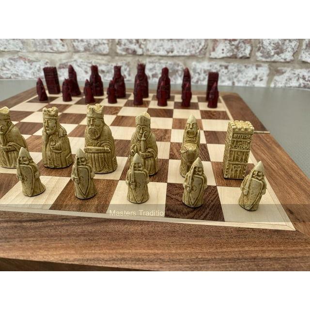 Mini Isle of Lewis Chess Set by Berkeley Chess with 2 inch King in ...