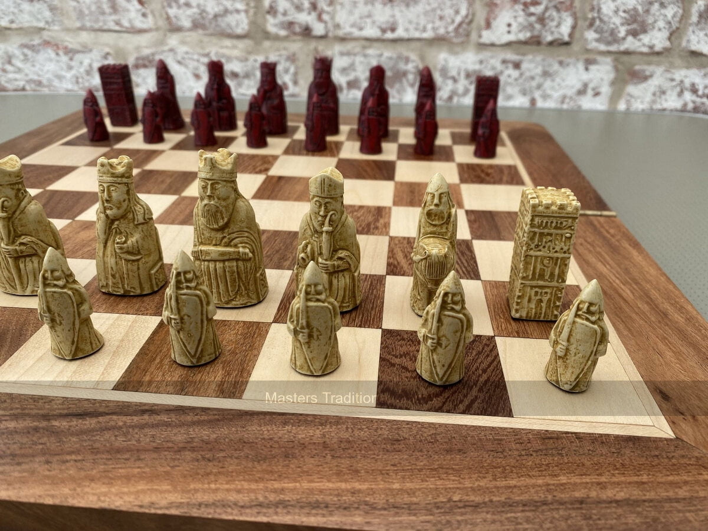 Mini Isle of Lewis Chess Set by Berkeley Chess with 2 inch King in ...
