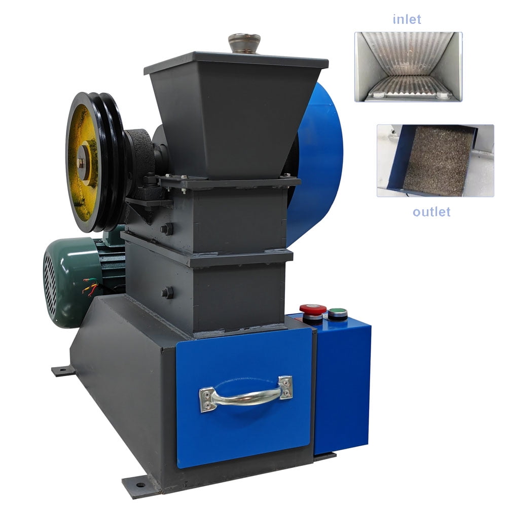 Mini Jaw Crusher Crush Machine Ore Coke Coal Stone Electric Crusher Lab ...