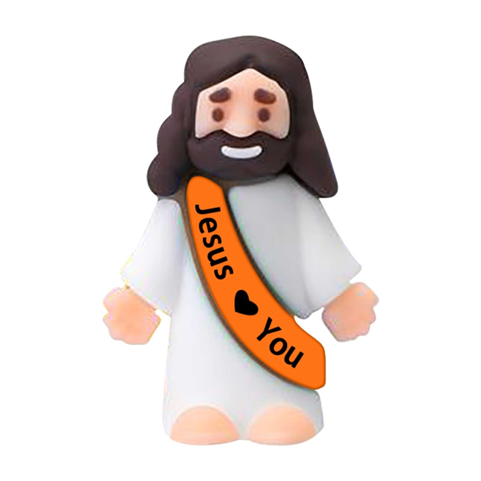 Mini Jesus Figures Easter Jesus Loves You Jesus Toys Little Jesus ...