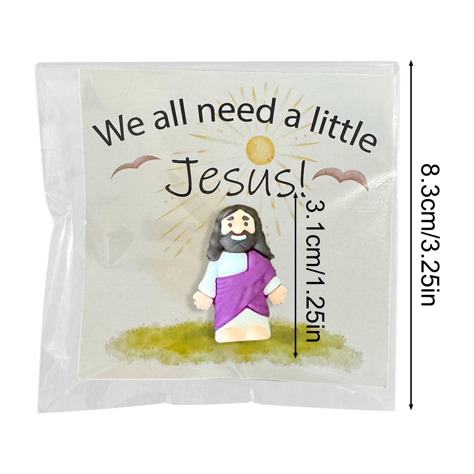 Mini Jesus Figurine, Resin Little Jesus Figures Bulk,Miniature Jesus ...