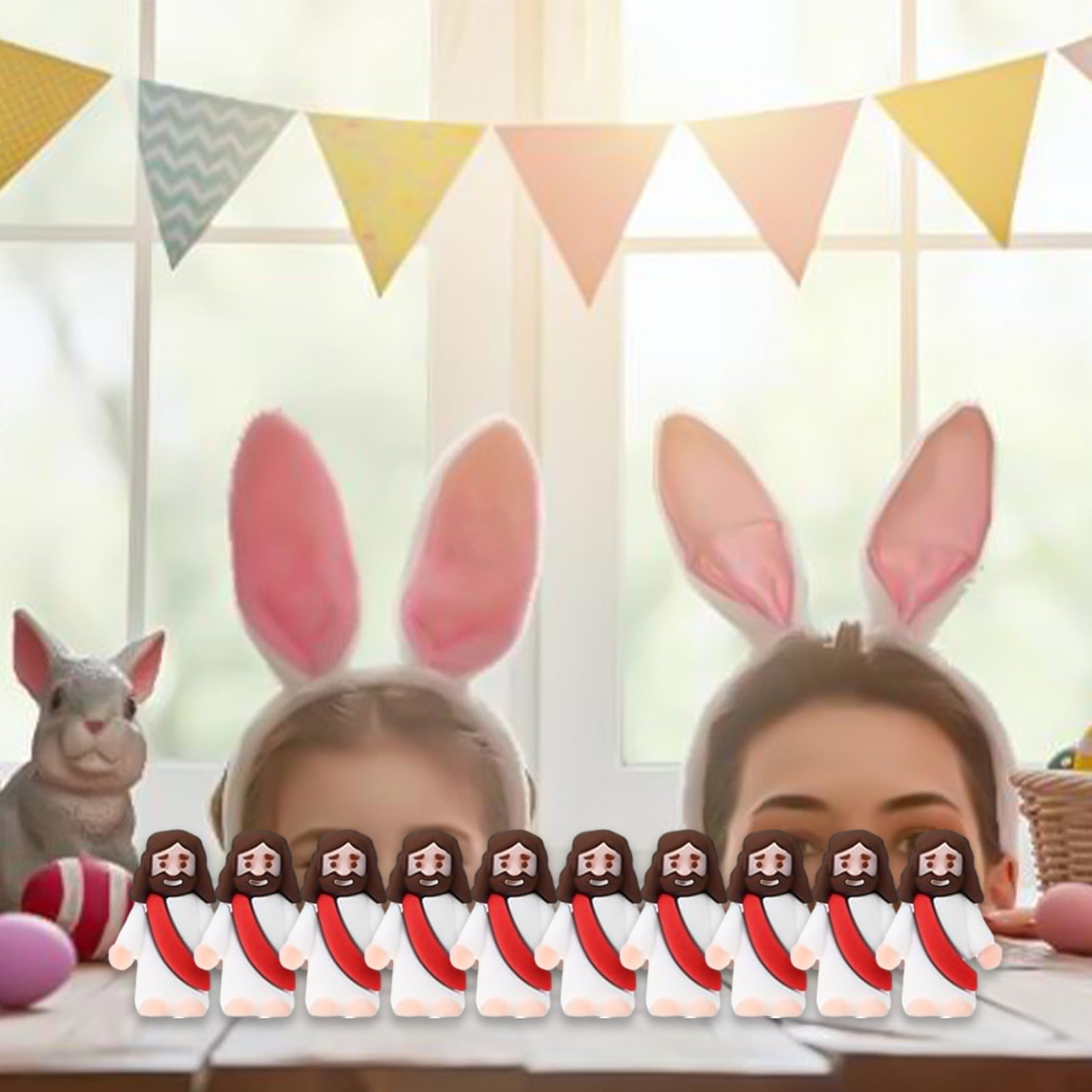 Mini Jesus Figurines 10pcs Bulk Tiny Jesus Toys Little Jesus Figures to ...