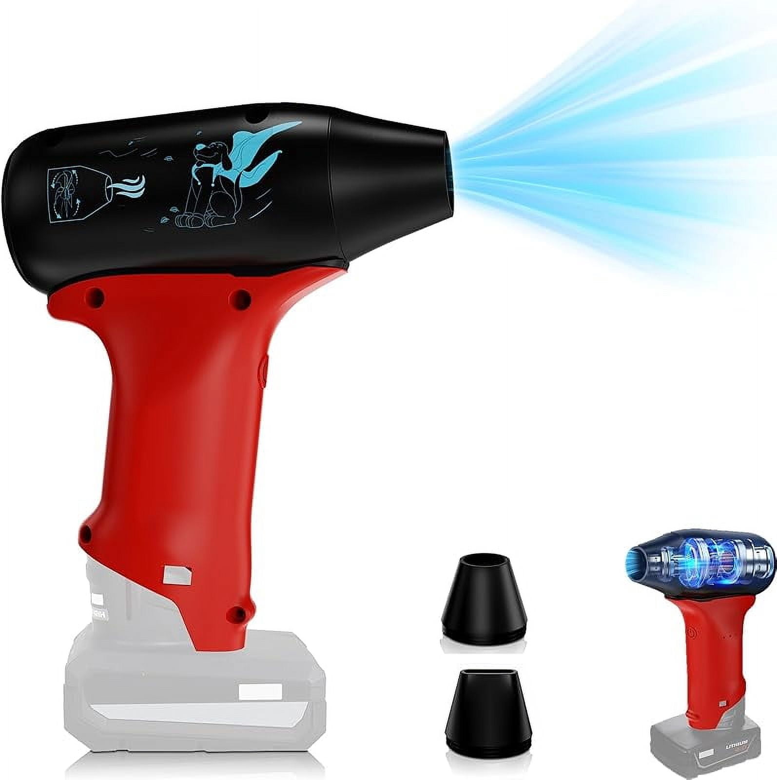 Mini Jet Blower Portable Violent Turbo Fan for Milwaukee M12 12V ...