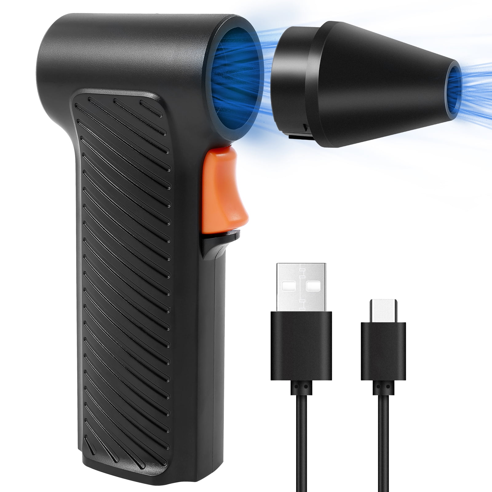 Mini Jet Dry Blower 110000RPM Rechargeable Handheld Jet Fan Blower ...