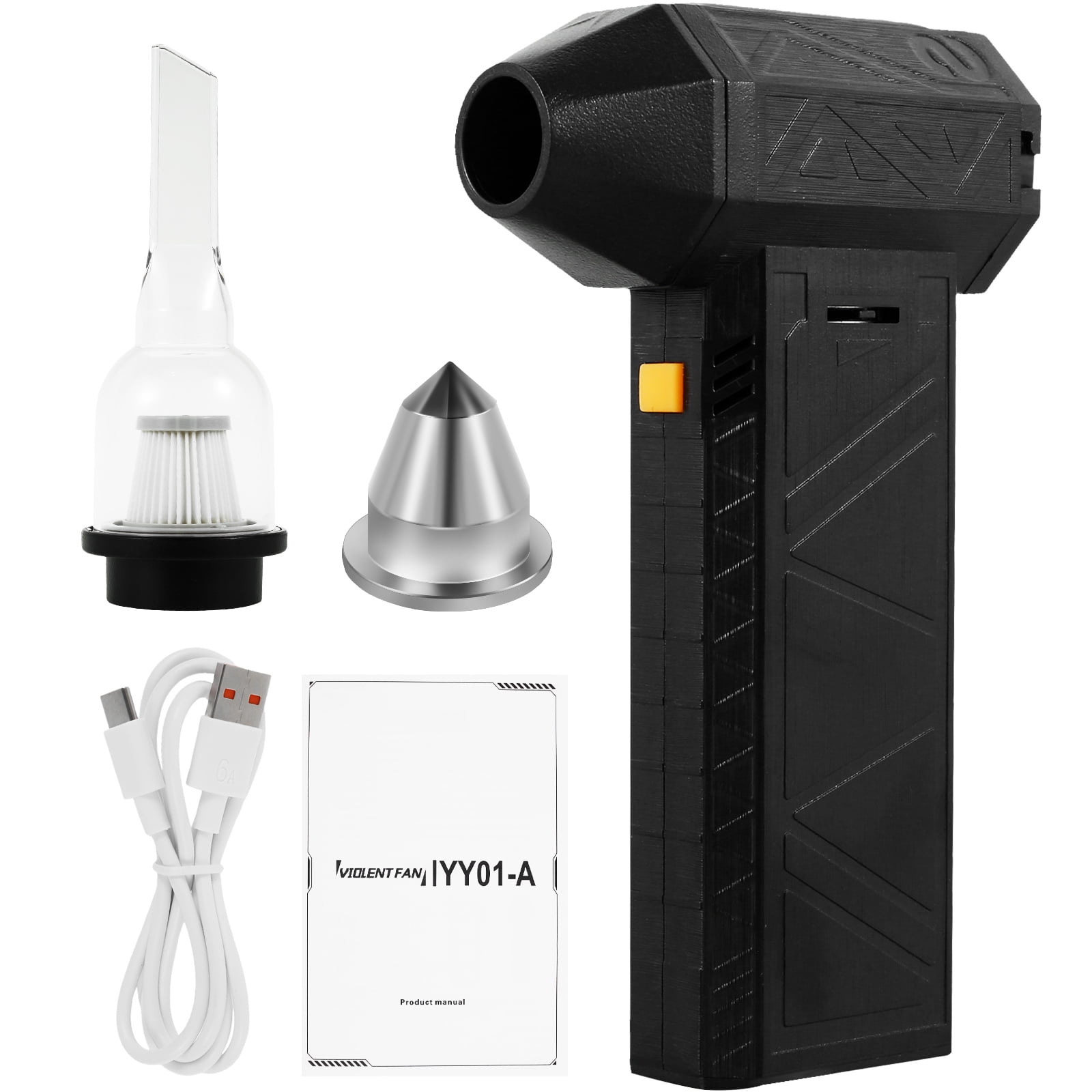 Mini Jet Dry Blower 130000RPM 4000mAh Handheld Jet Fan Blower Portable ...