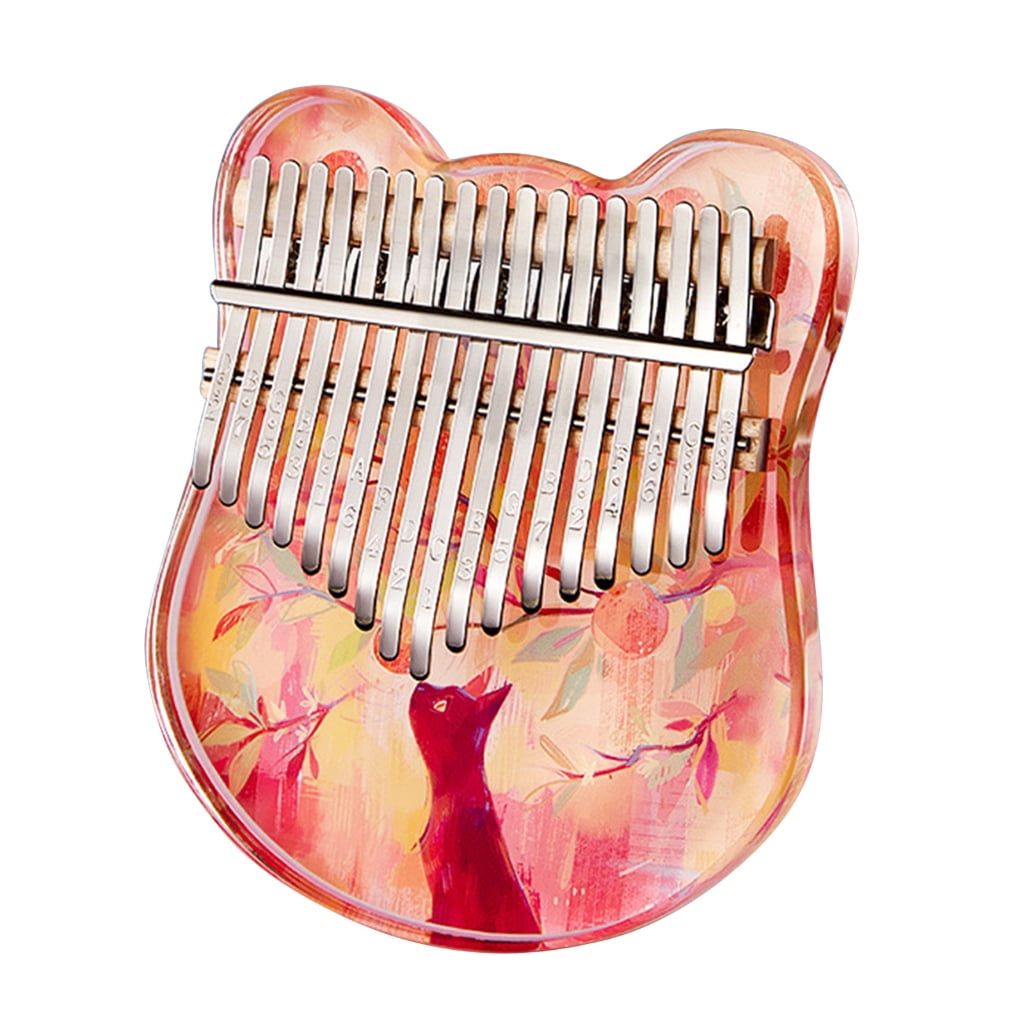 Mini Kalimba Acrylic Thumb Piano Portable 17/21 Keys Mini Kalimba for ...