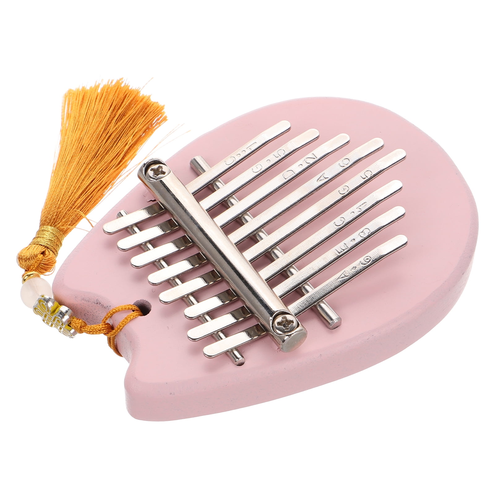 Mini Kalimba Thumb Piano Baby Instruments Drum Key Thumbs Toddler Pink ...