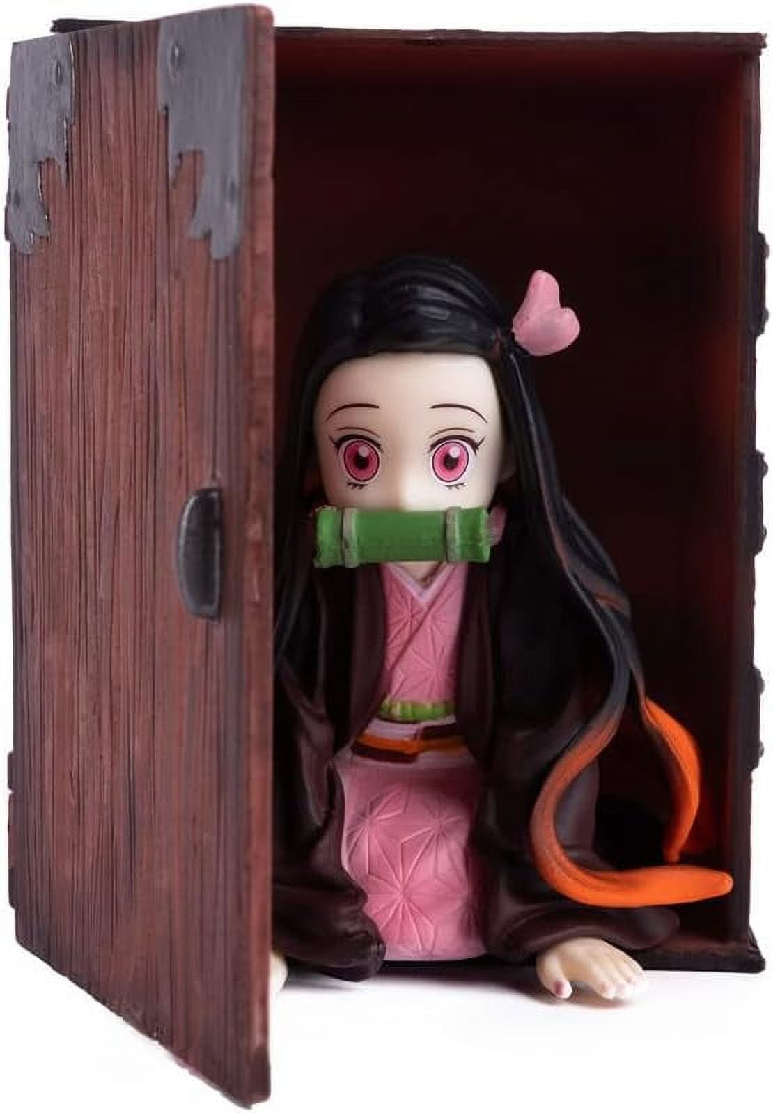 Mini Kamado Nezuko Figures Anime PVC Statue Figures Collection Model ...