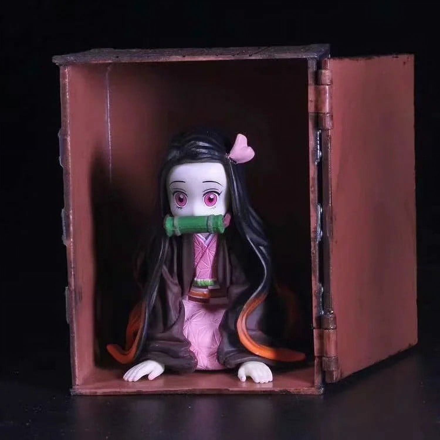 Mini Kamado Nezuko Figures Anime PVC Statue Figures Collection Model ...