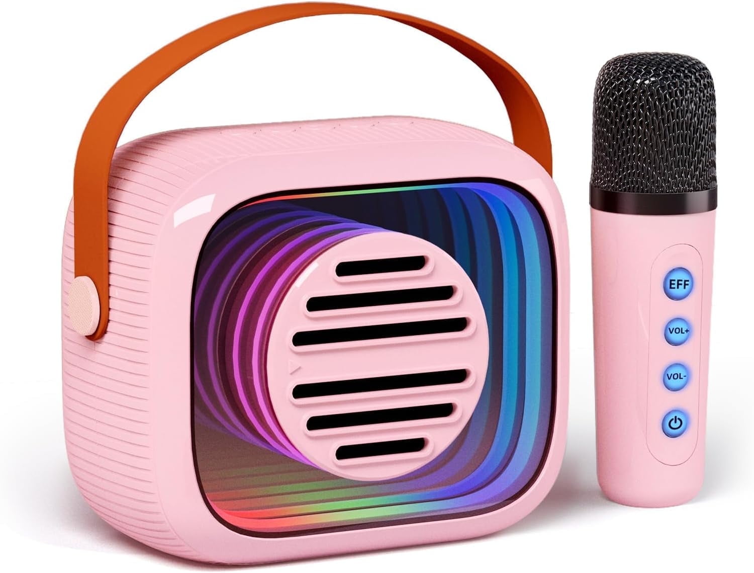 Mini Karaoke Machine for Kids Adults, Portable Bluetooth Speaker with ...