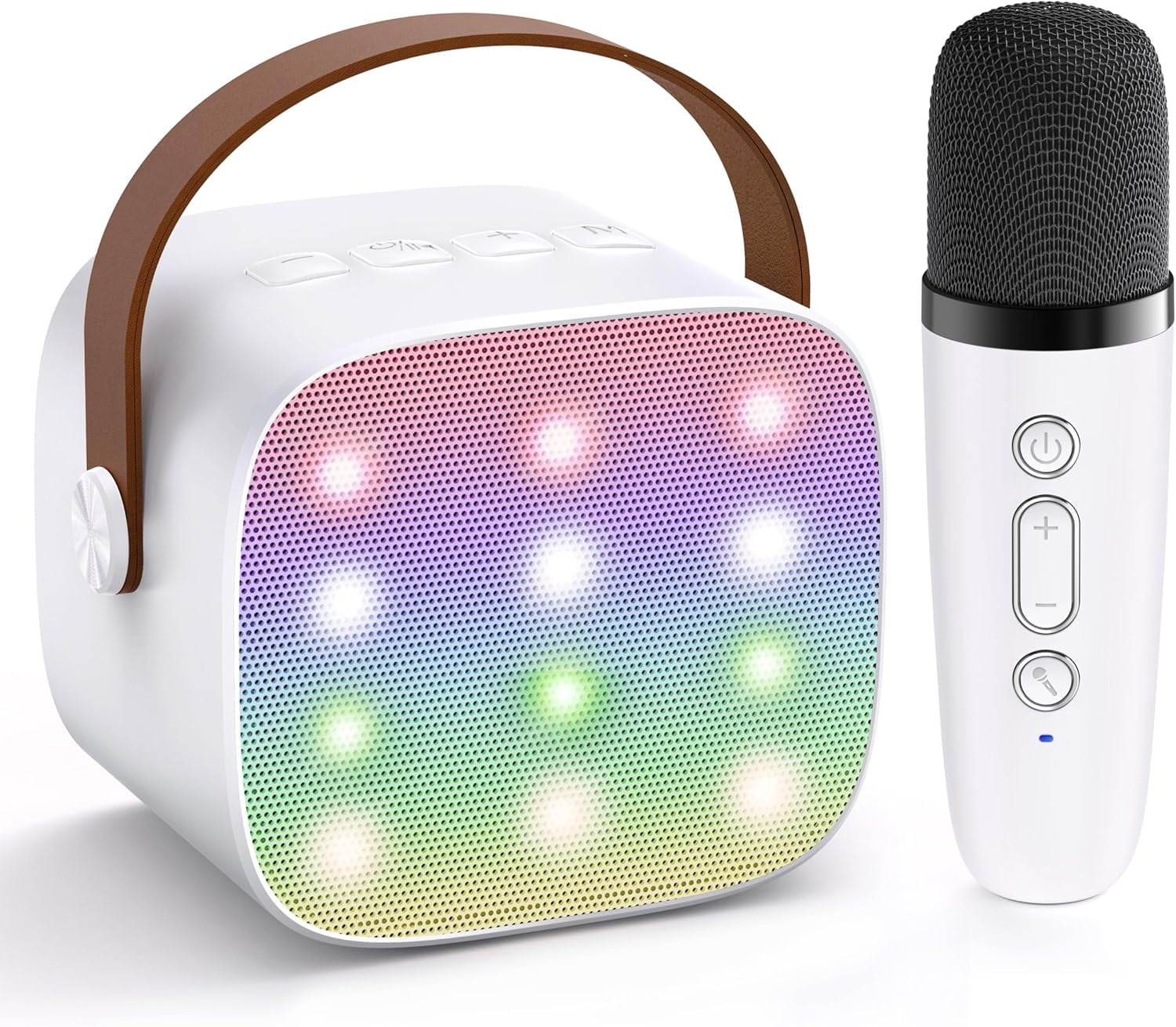 Mini Karaoke Machine for Kids, Portable Bluetooth Speaker with Wireless ...
