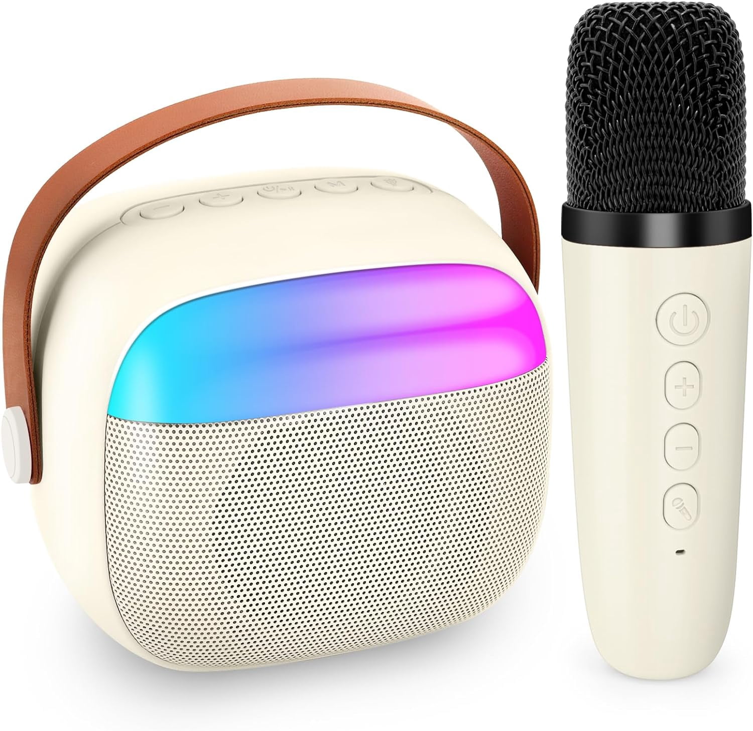 Mini Karaoke Machine for Kids, Portable Wireless Speaker with ...
