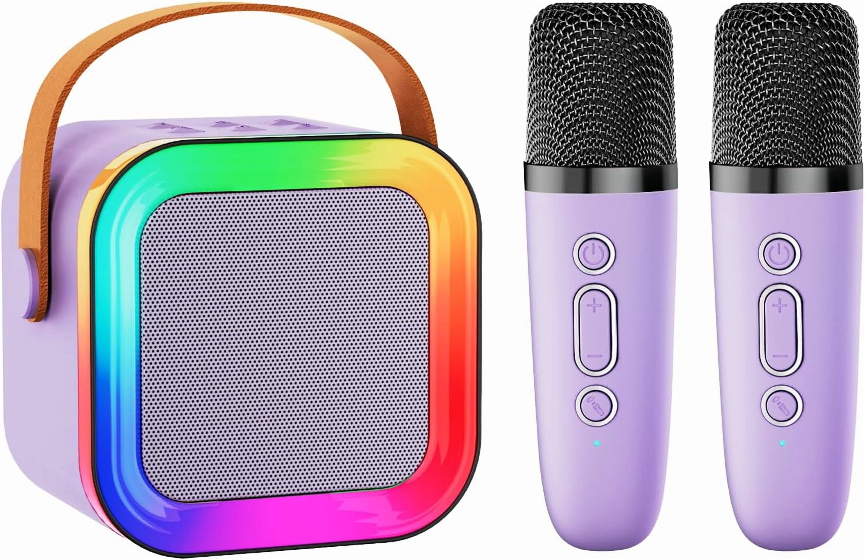 Mini Karaoke Machine Speaker for Kids Adults,Portable Bluetooth with 1 ...