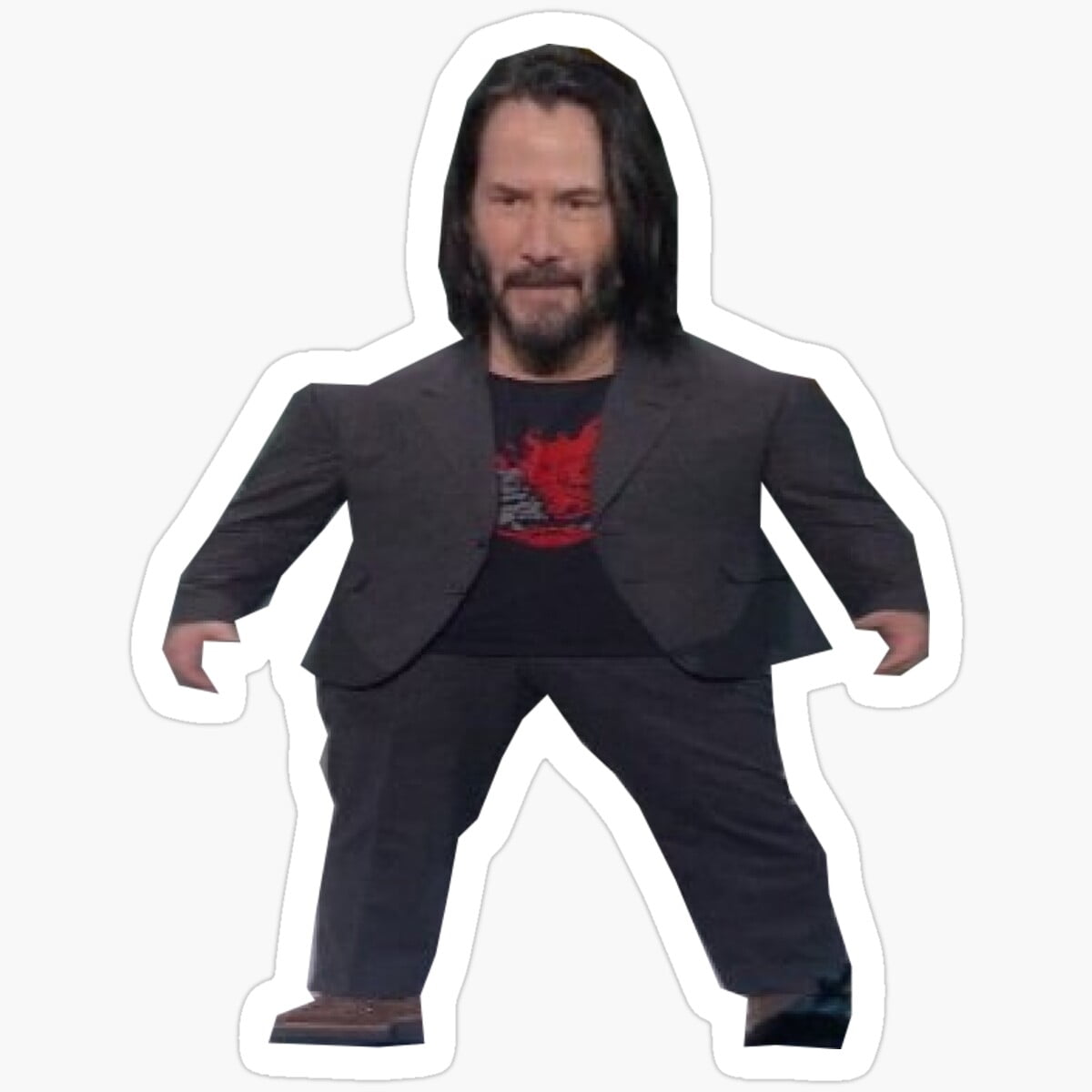Mini Keanu Sticker. Gift For You - Decorate Laptops, Water Bottles, And ...