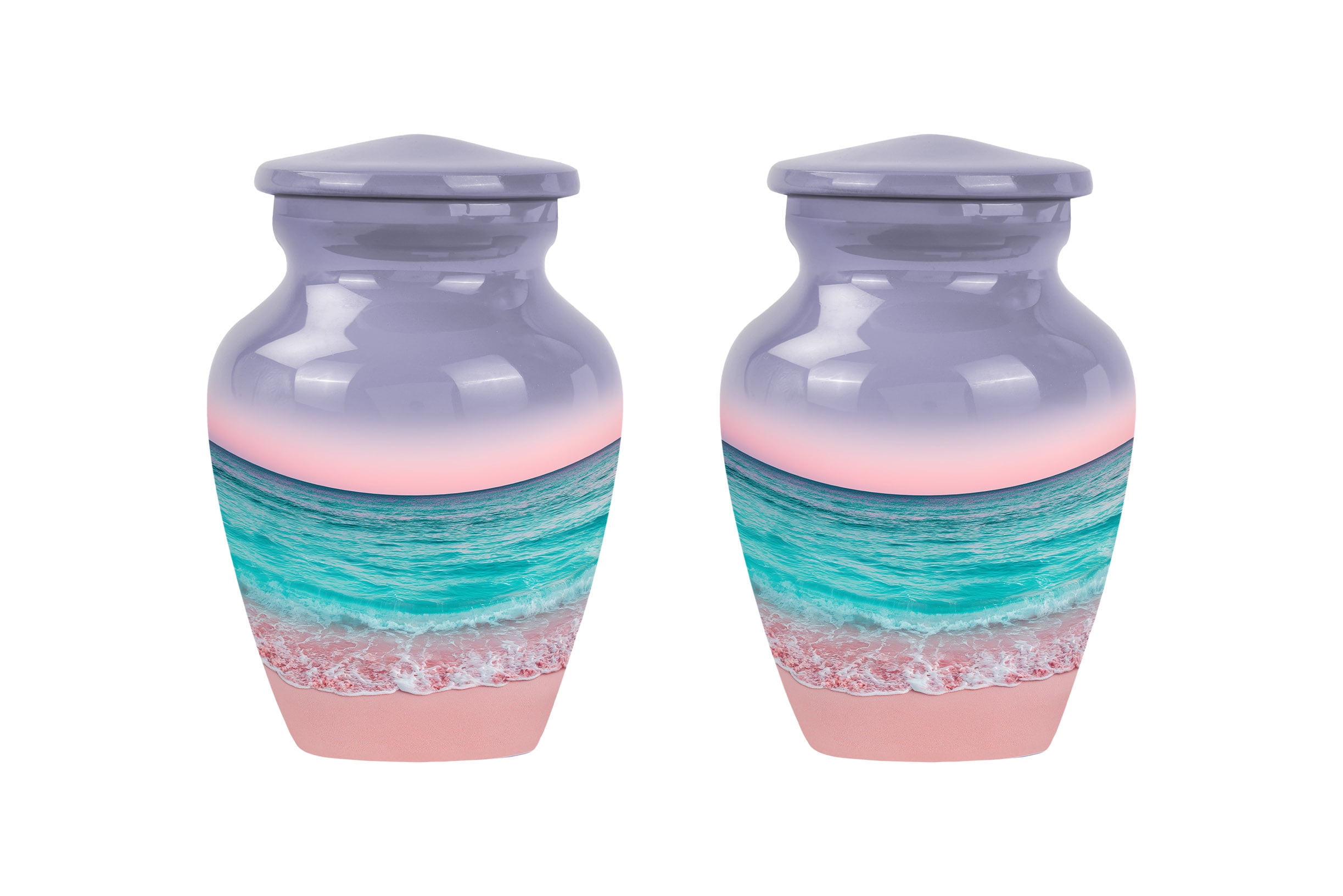 Mini Keepsake Urns for Infant or Pet – Ocean and Shell Ashes Memorial ...