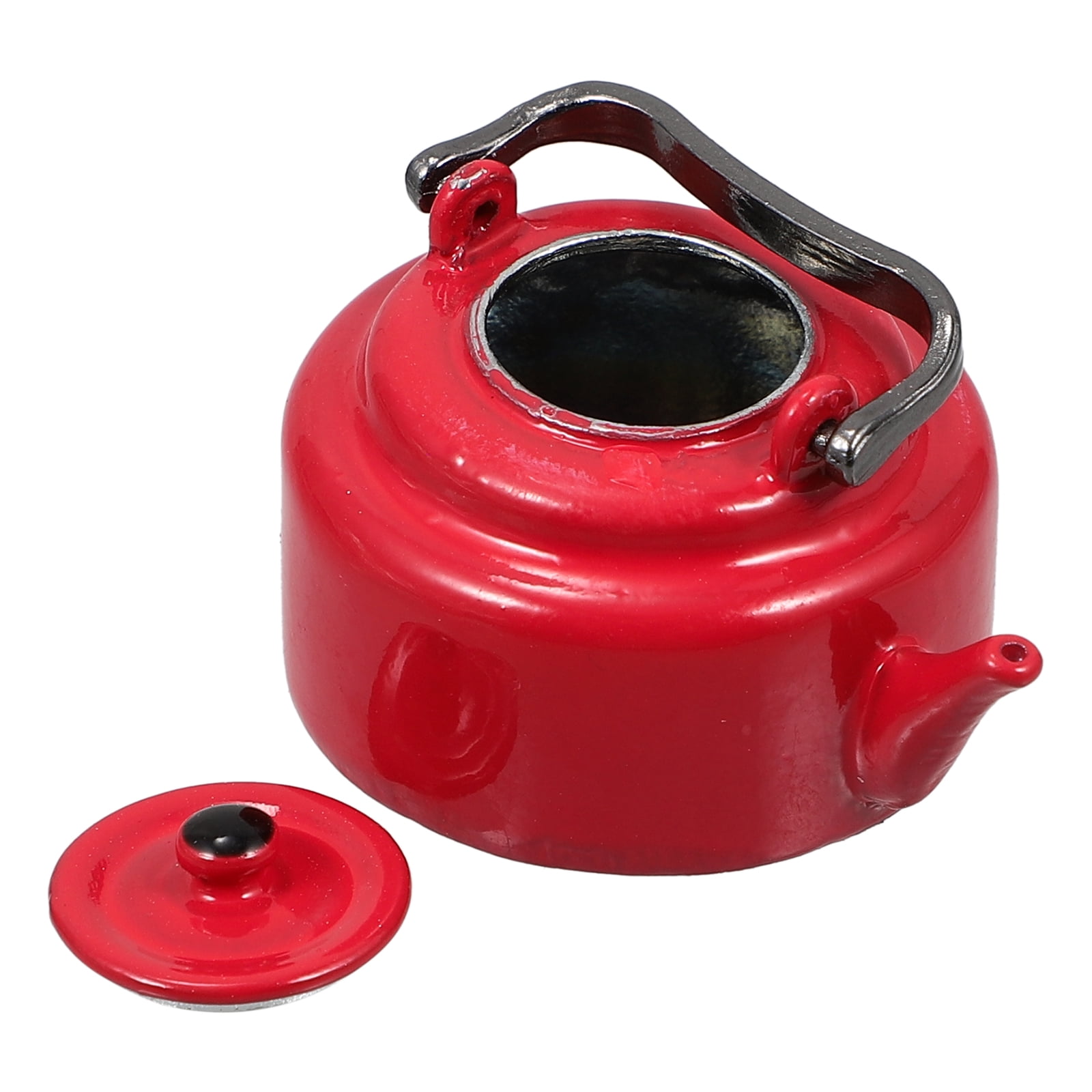 Mini Kettle Models Decor Miniature House Teaware Toy Kids Adornment ...
