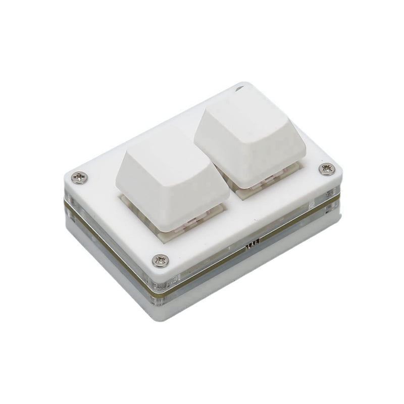 Mini Keyboard 2 Keys USB Switch Ergonomic Backlit Keyboard Gaming ...