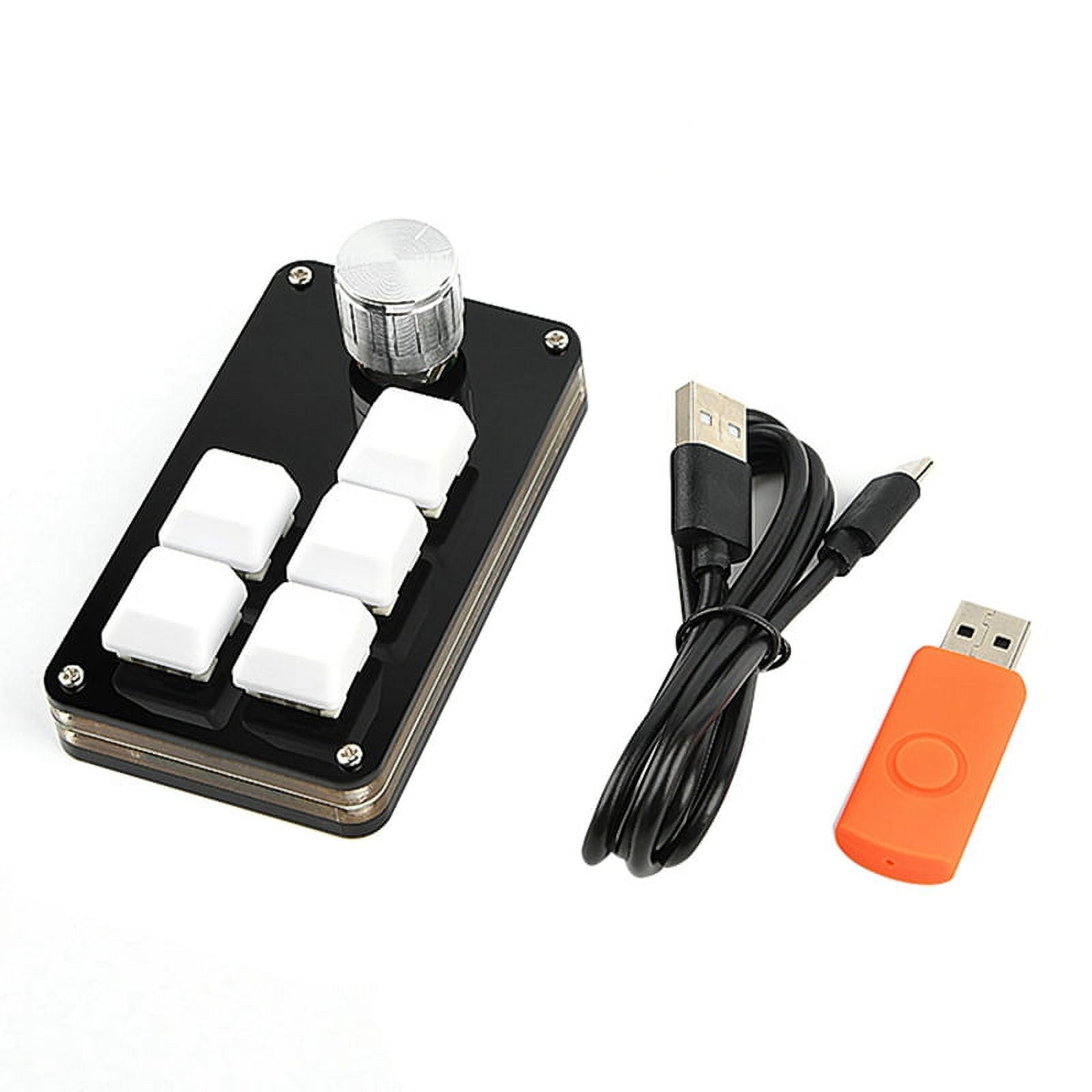 Mini Keyboard 5 Key 1 Knob Gamer Programmable Keyboard DIY Hot Swap ...