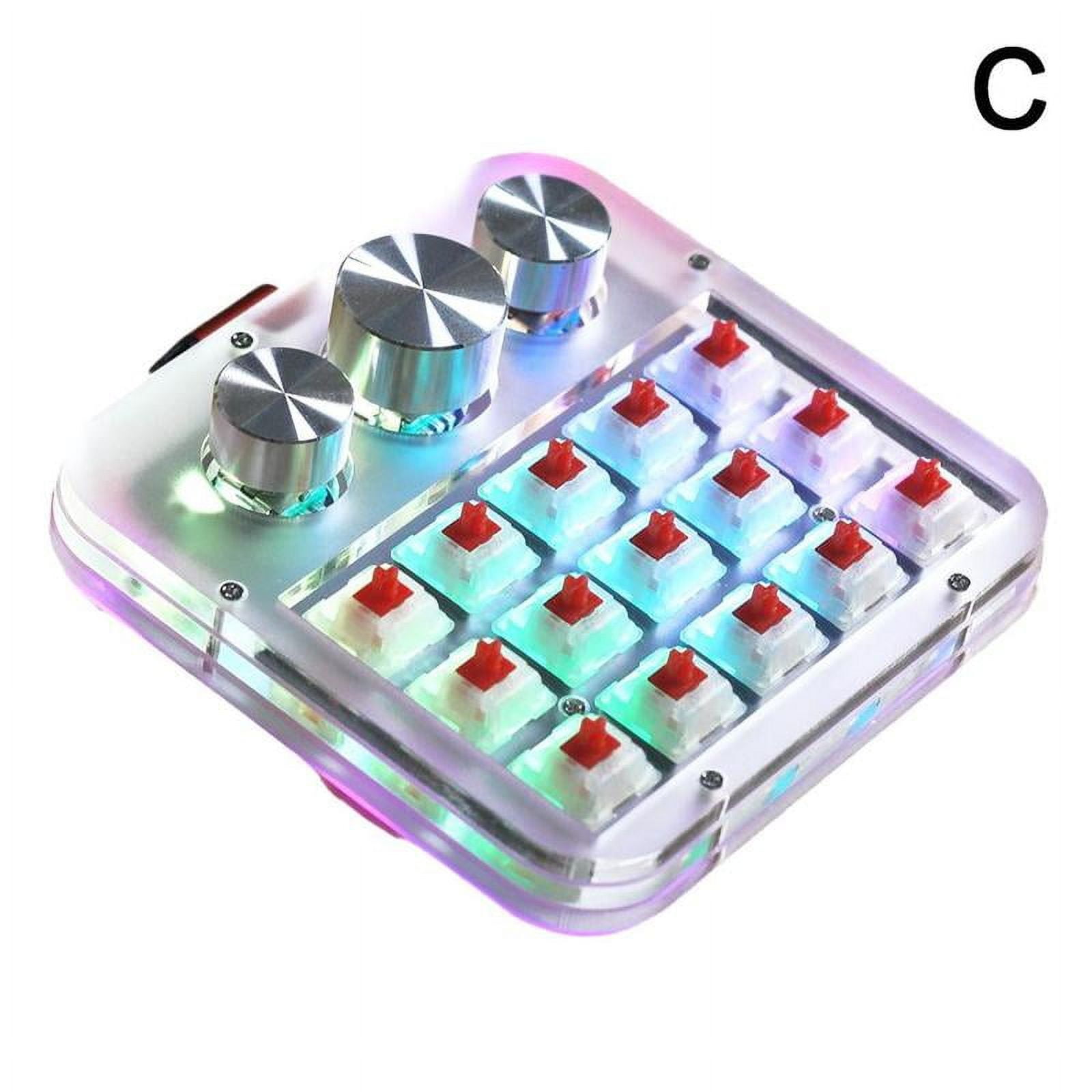 Mini Keyboard Knob 15 Key+3 Knob Mechanical Keyboard No swap 2022 Caps ...