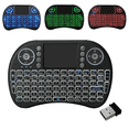 Mini Keyboard i8 2.4G Mouse Wireless with Touchpad, Tricolor Backlight ...