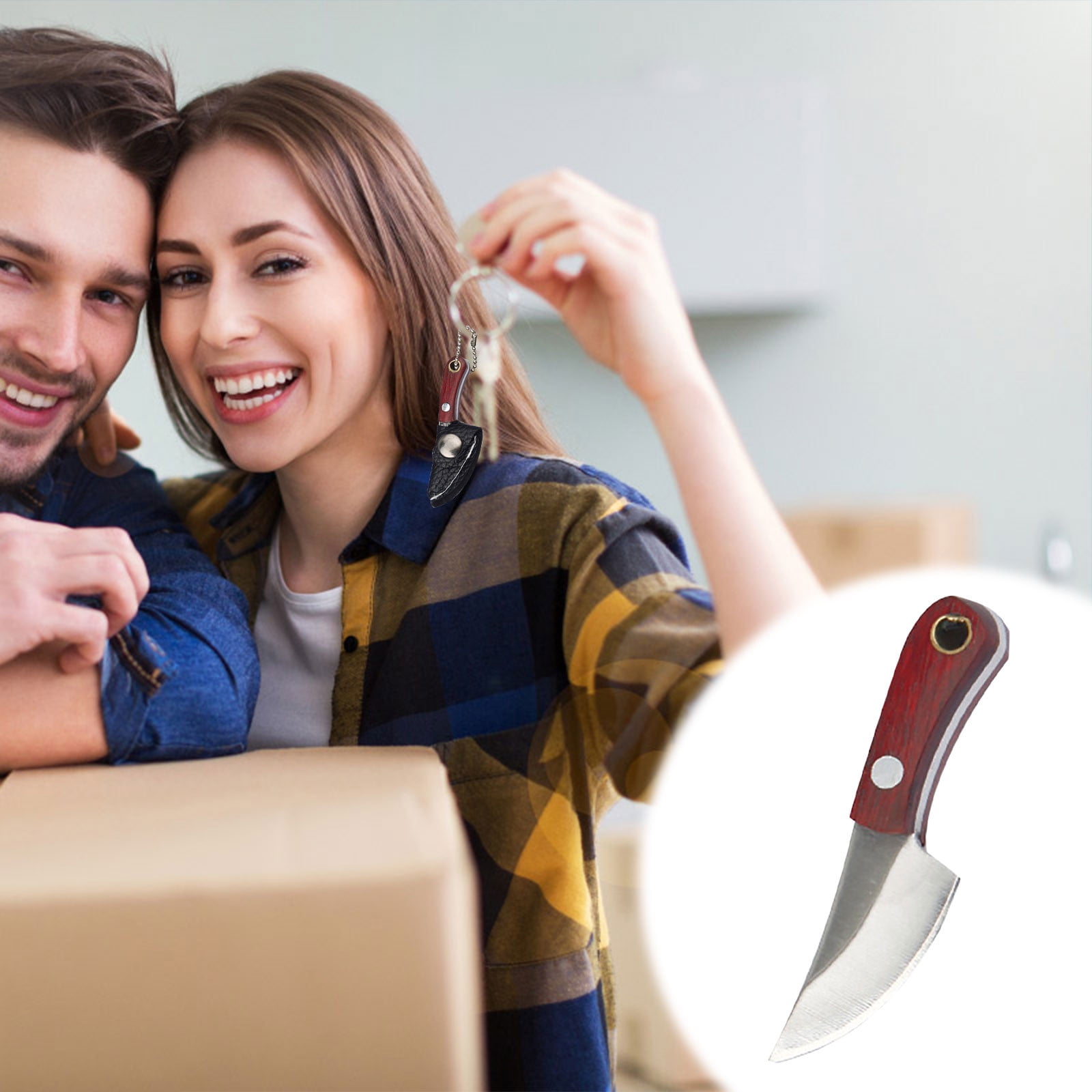 Mini Keychain Knife Pocket Knife Portable Box Opener Cutter - Walmart.com