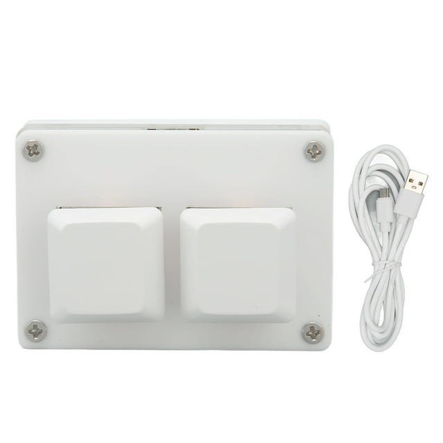 Mini Keypad 2 Keys Usb Red Switch Plug And Play Ergonomic Programmable Keypad With Backlit For
