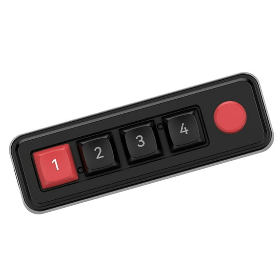 Mini Keypad 4 Key Mechanical Gaming Keyboard Programmable Key Double ...