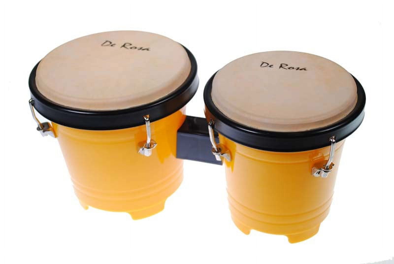Mini Kids 5 inch Junior Plastic Bongos - Tunable Lap Bongo Drum ...