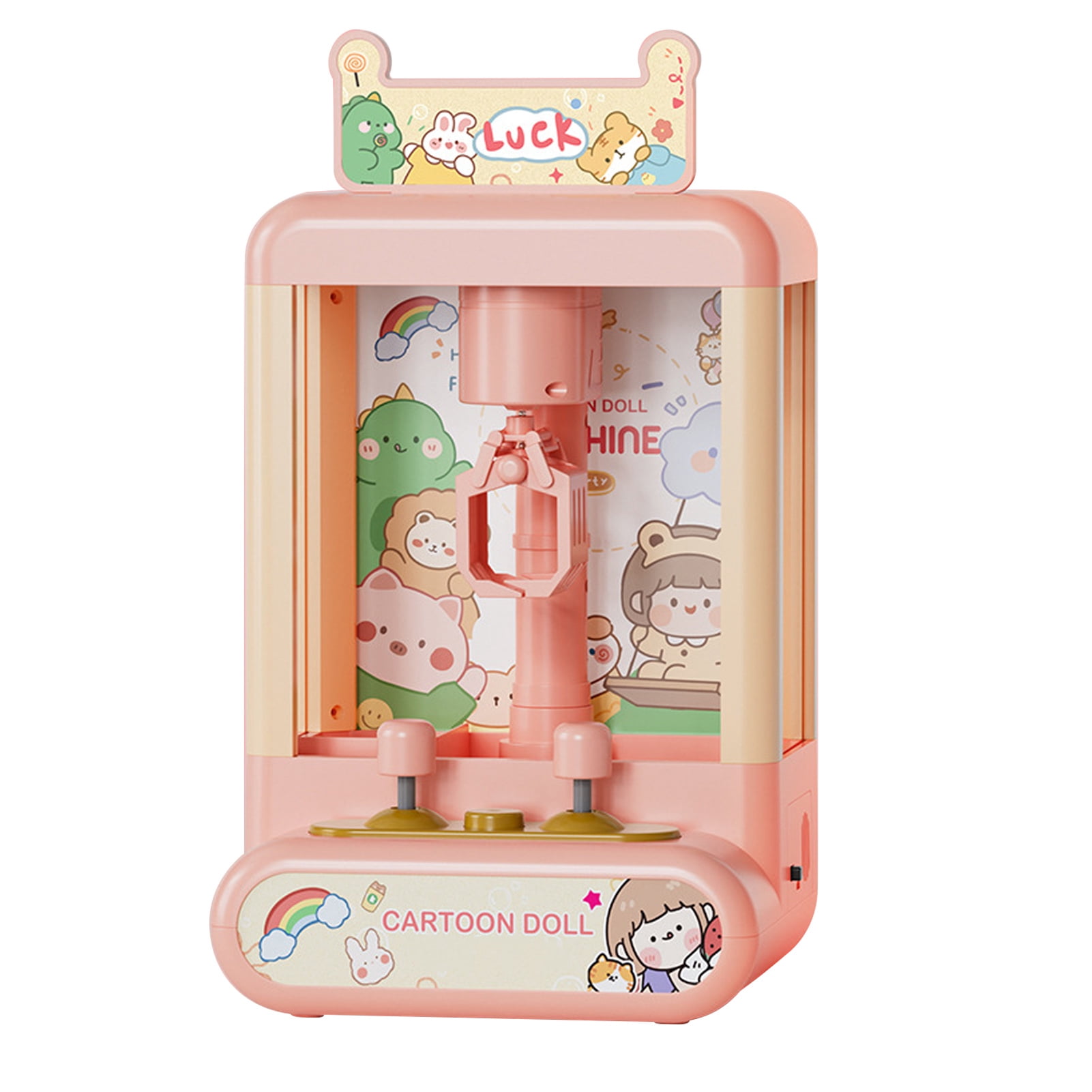 Mini Kids Claw Machine Miniature Twisting Balls Dolls Grabbing Machine ...