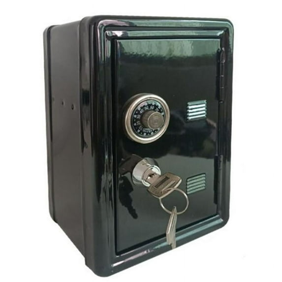 Mini Kids Safe Box with Key Lock, Black - Walmart.com