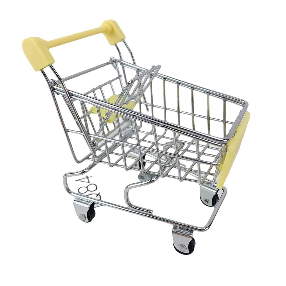 Mini Kids Shopping Hand Trolley Cart Child Pretend Play Kitchen Toy Lot ...