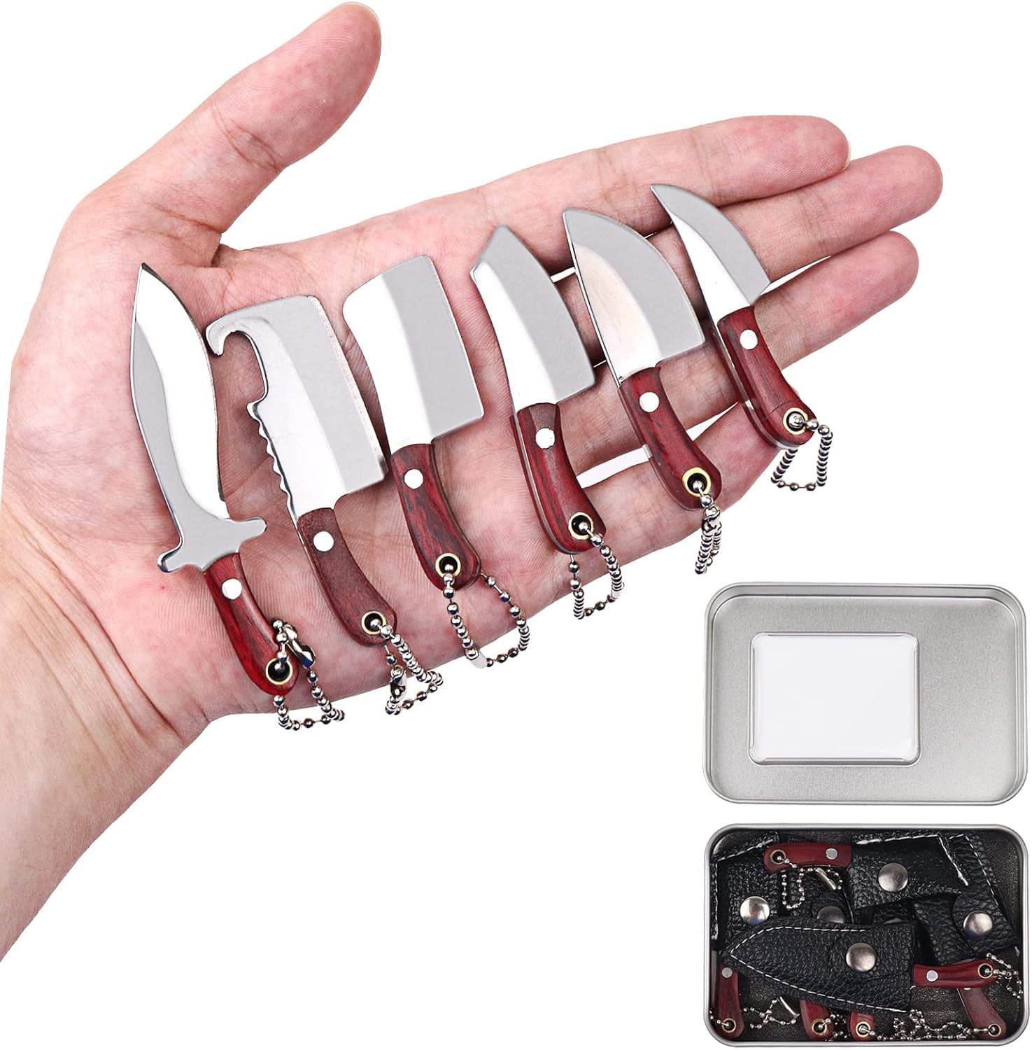 Mini Knife Set Chef Tiny Knife Set for Package Opener Box Cutter Bottle ...