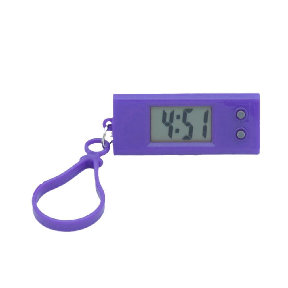 Mini LCD Digital Clock Bedroom Simple Small Electronic Watch Portable ...