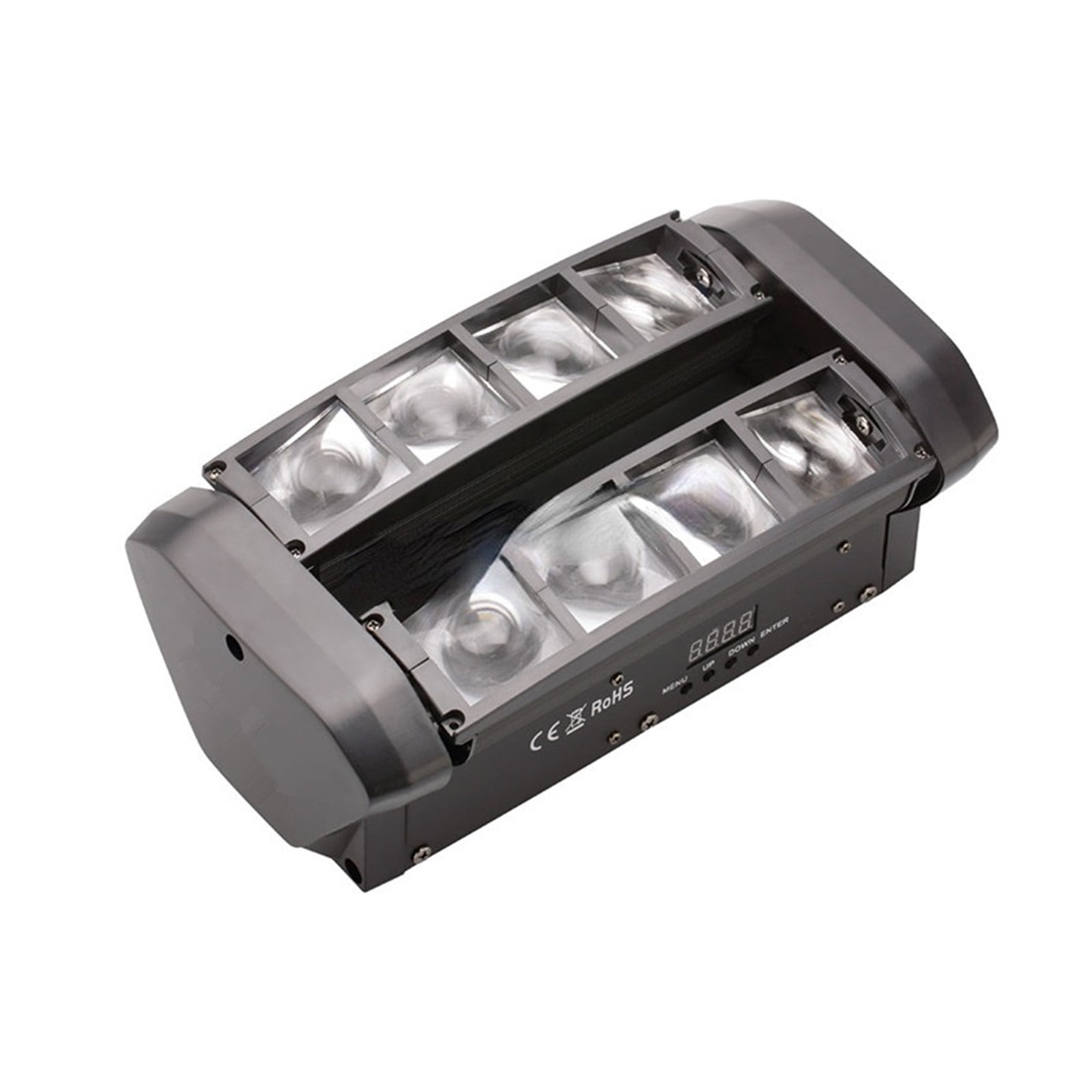 Mini LED 8x10W RGBW Moving Head Light LED Spider Beam Stage Lighting ...