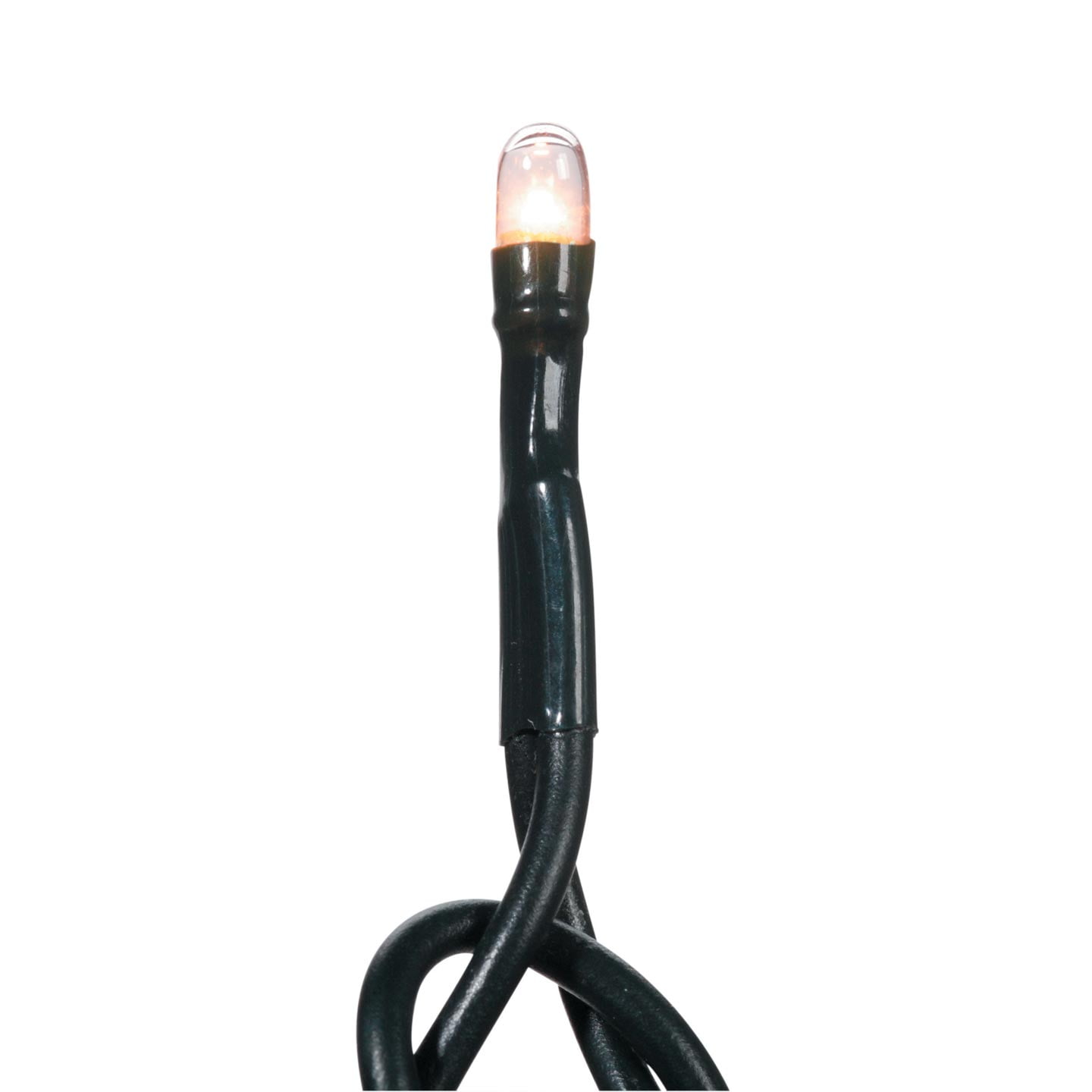 Mini LED Bulbs Light Set - 50 Clear Bulbs - Green Cord - Walmart.com