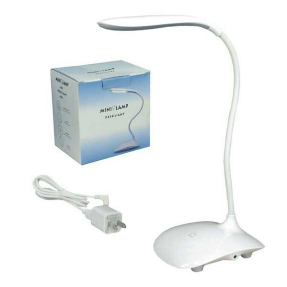Mini LED Desk Lamp with Sensor Touch - 227LEDTLAMP/W - Walmart.com