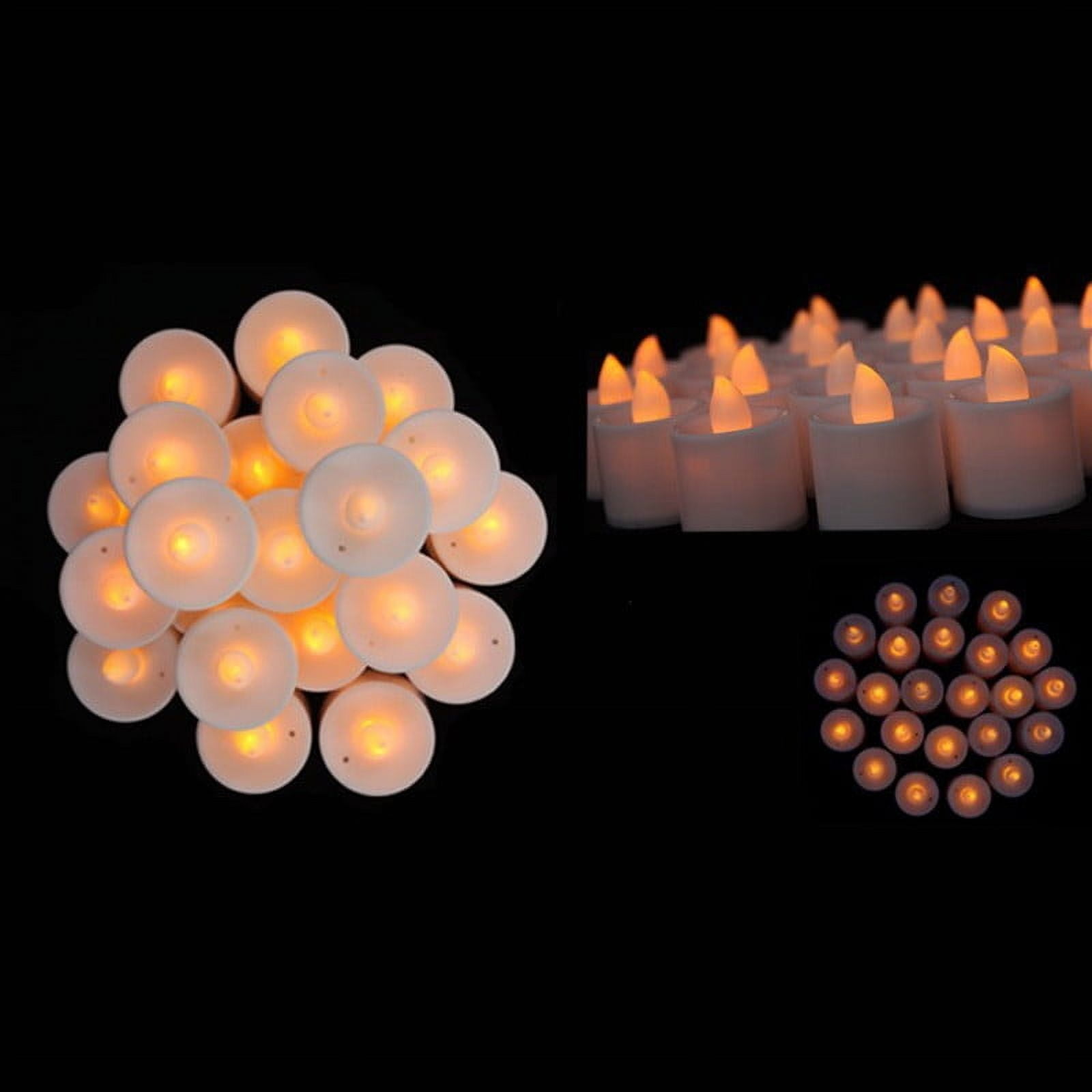 Mini LED Flameless Candle Light | Colorful Romantic Electronic Tealight ...