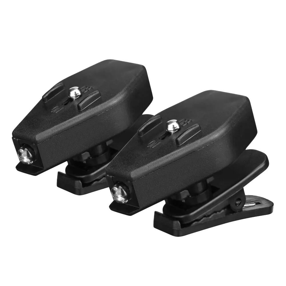 Mini LED Flashlight Brim Clip Light Camping and Fishing Light Emergency ...